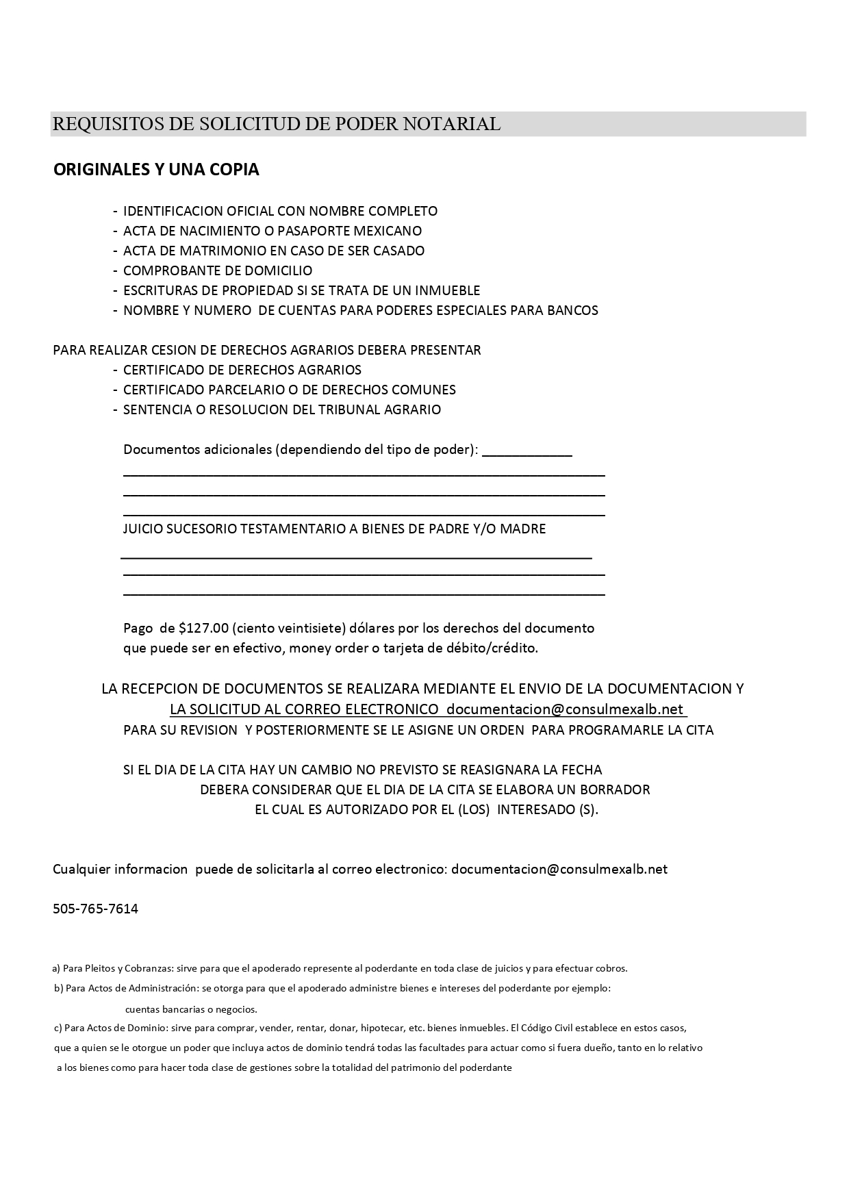 Modelo De Carta De Poder Notarial Para Tr Mites Word